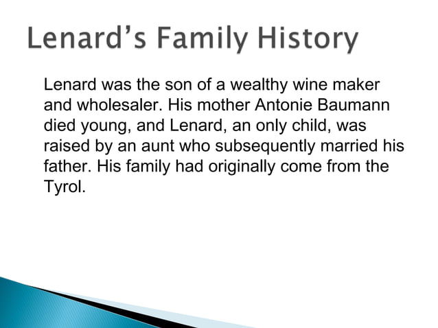 Philip lenard | PPT
