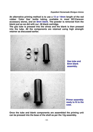 Philip Luty Expedient Homemade Ammo Shotgun Firearms Reloading | PDF