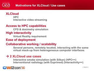 OW2con'14 - Xlcloud, 3D rendering in the cloud, Philippe Gravez, CEA | PPT