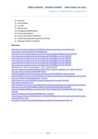 Deepwater Horizon oil spill case | PDF