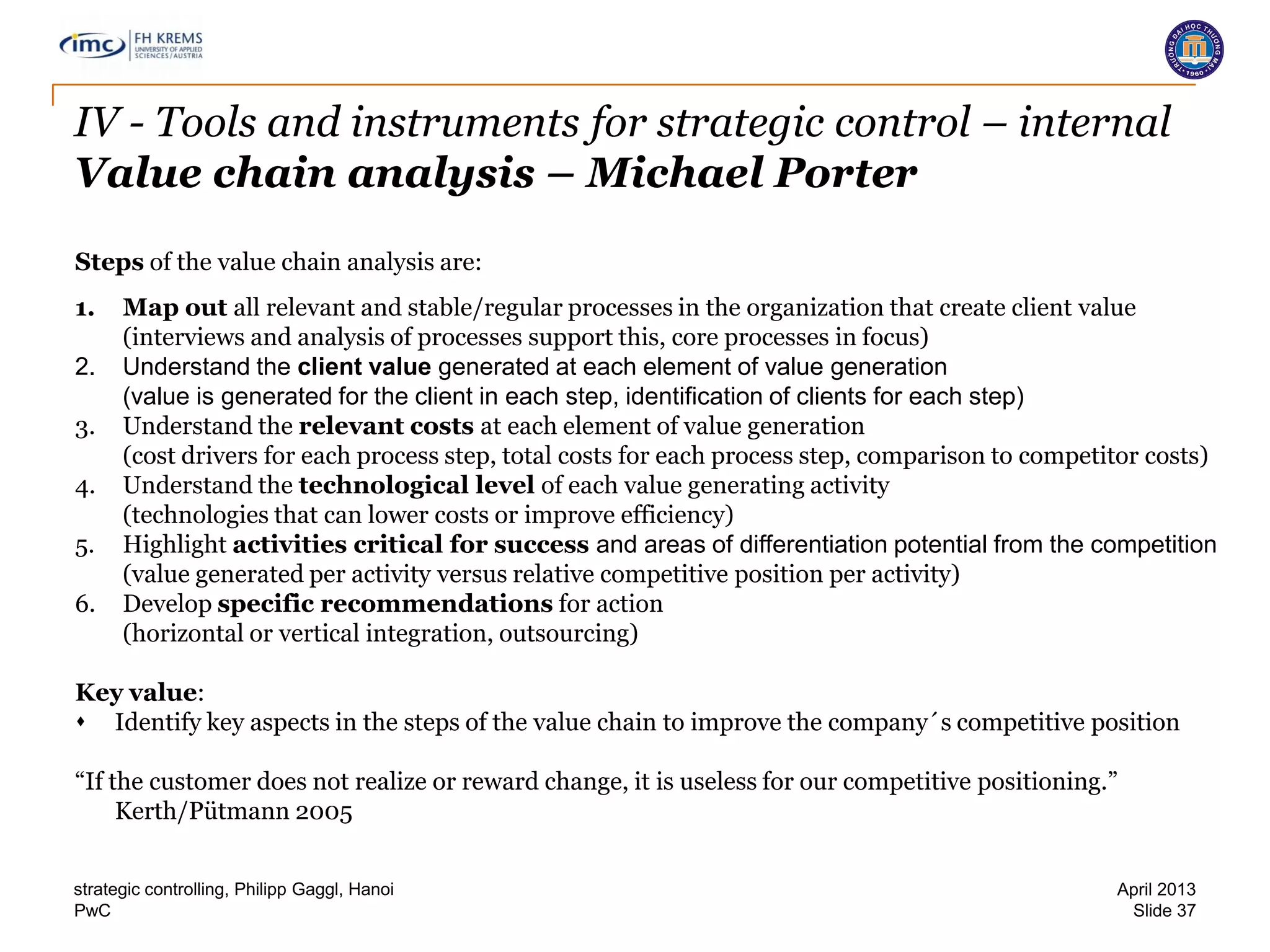 strategic controlling | PPT