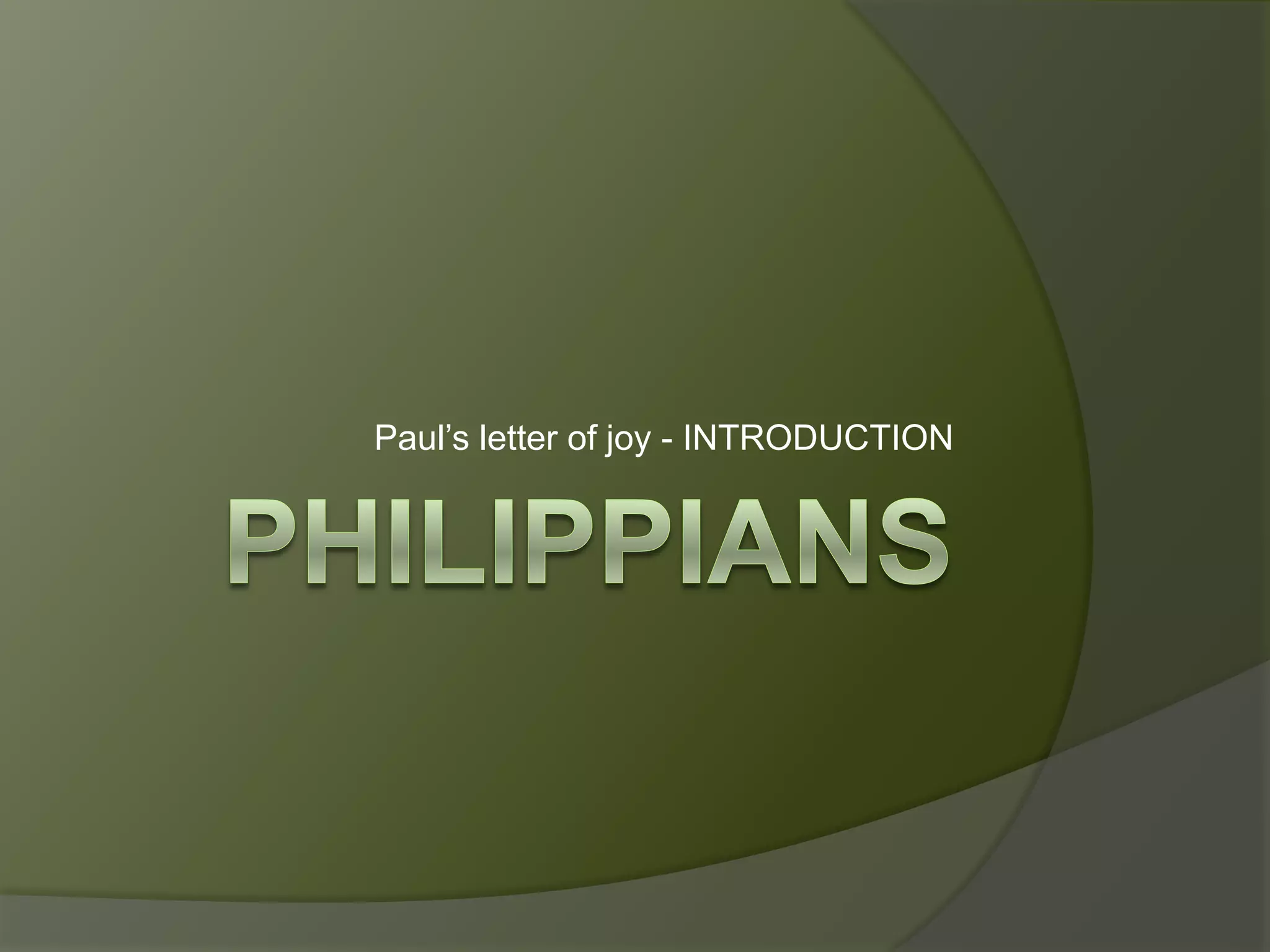 Philippians | PPTX