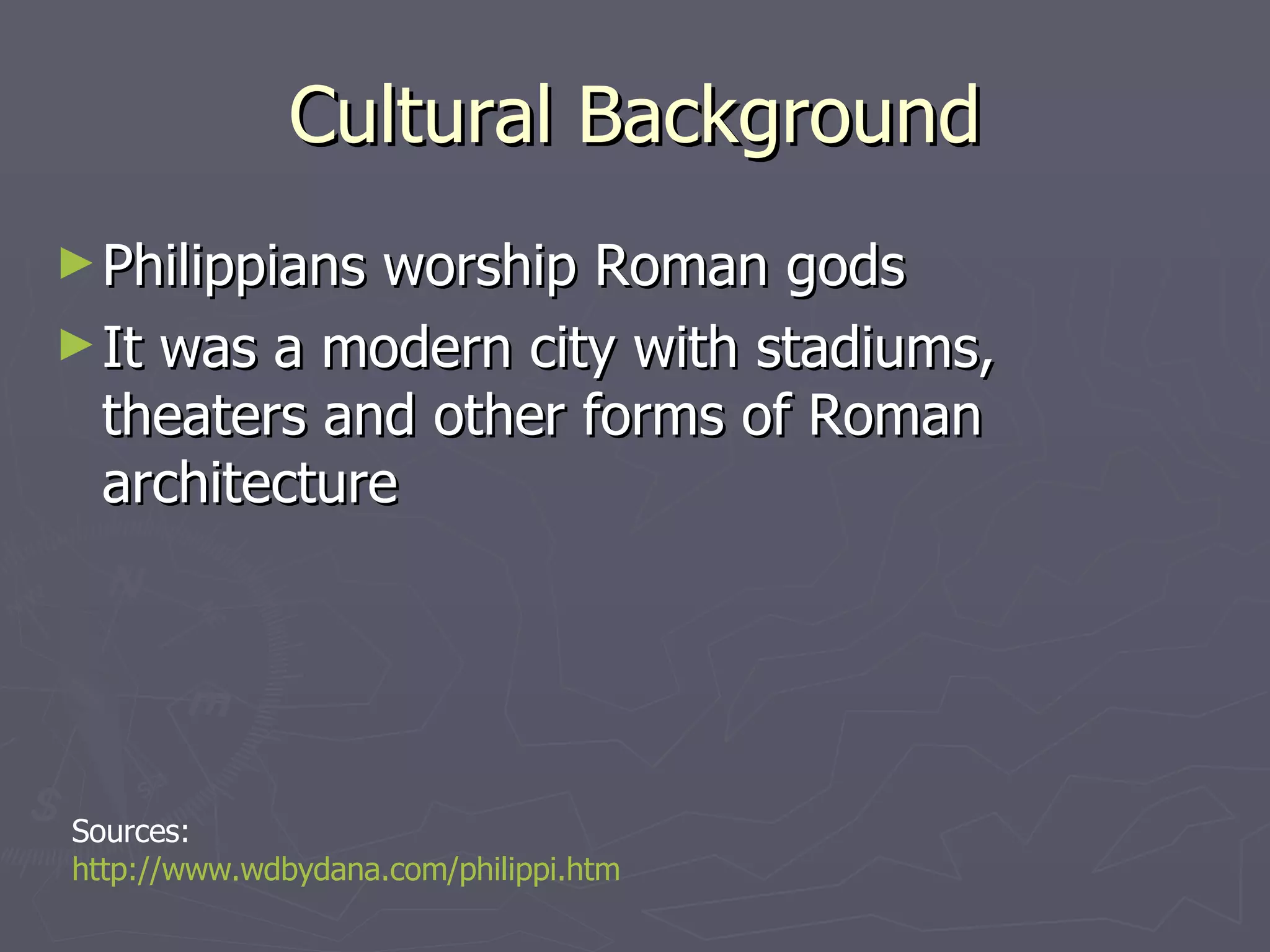 Philippians Book Background | PPT