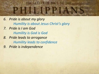 Philippians - Joy in Humility - part 4 | PPT