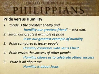 Philippians - Joy in Humility - part 4 | PPT