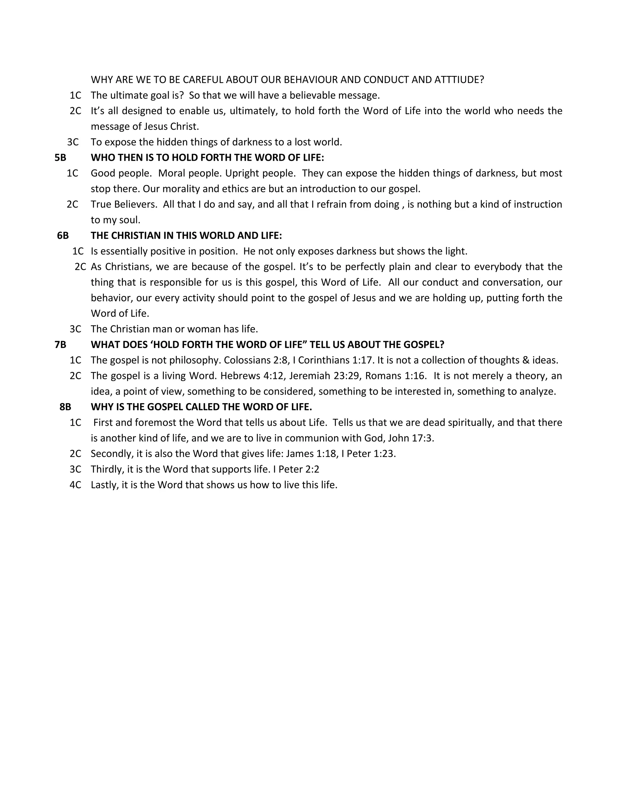 Philippians 2 21 10 Outline | DOCX