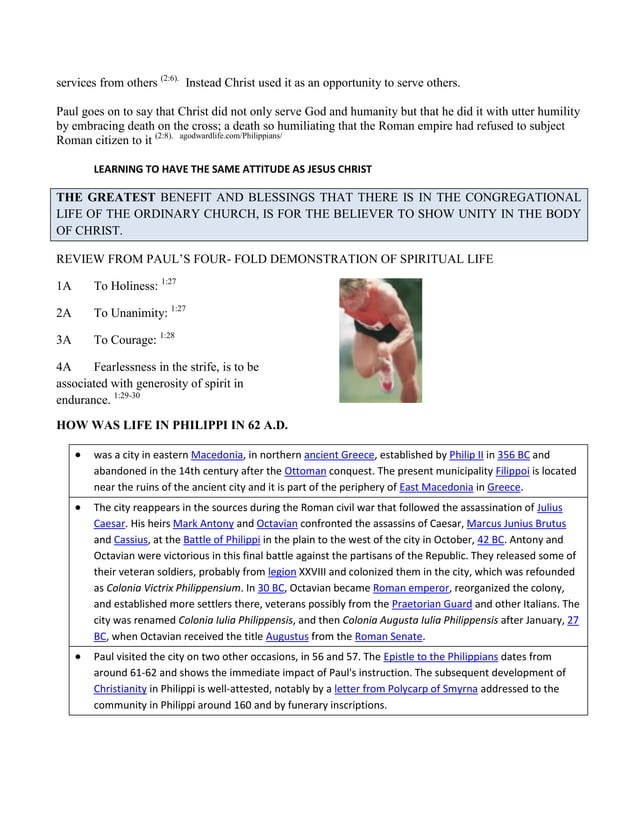 Philippians 2 Outline | DOCX