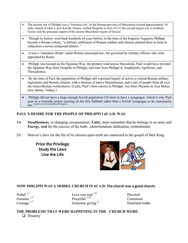 Philippians 2 Outline | DOCX