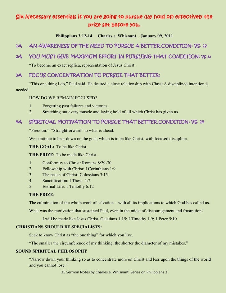 Philippians 3 outline now