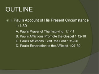 Philippians chapter 1 | PPTX