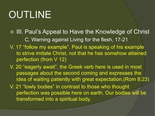 Philippians Chapter 3 | Ppt