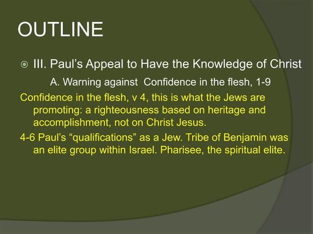 Philippians chapter 3 | PPTX