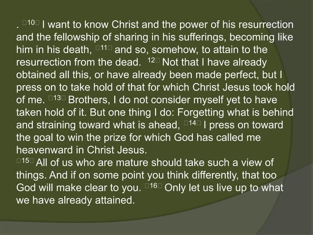 Philippians chapter 3 | PPTX