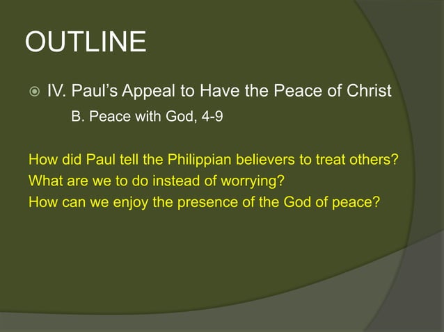 Philippians chapter 4 | PPTX
