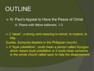 Philippians chapter 4 | PPTX