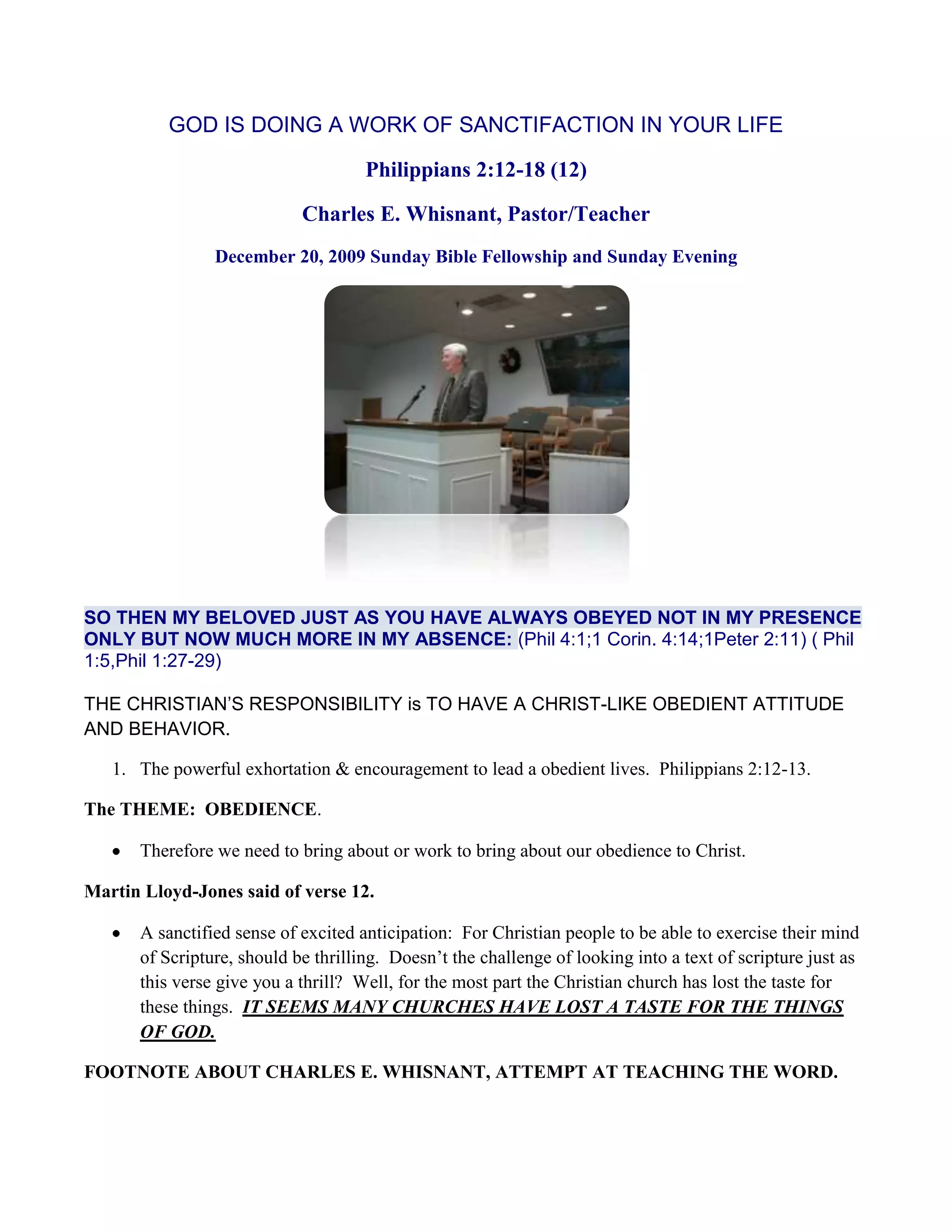 Philippians Outline 12 20 | PDF