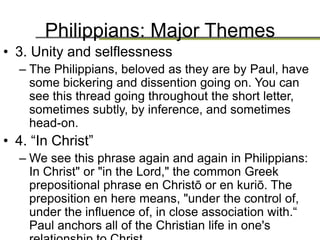 Philippians part 1 - The life of joy - Introduction | PPSX