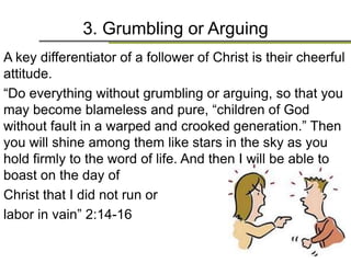 7 things that rob our joy - Philippians part 3 | PPSX