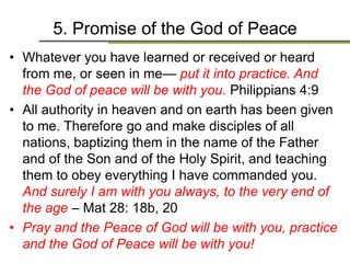 7 golden promises for joy - Philippians part 5 | PPSX