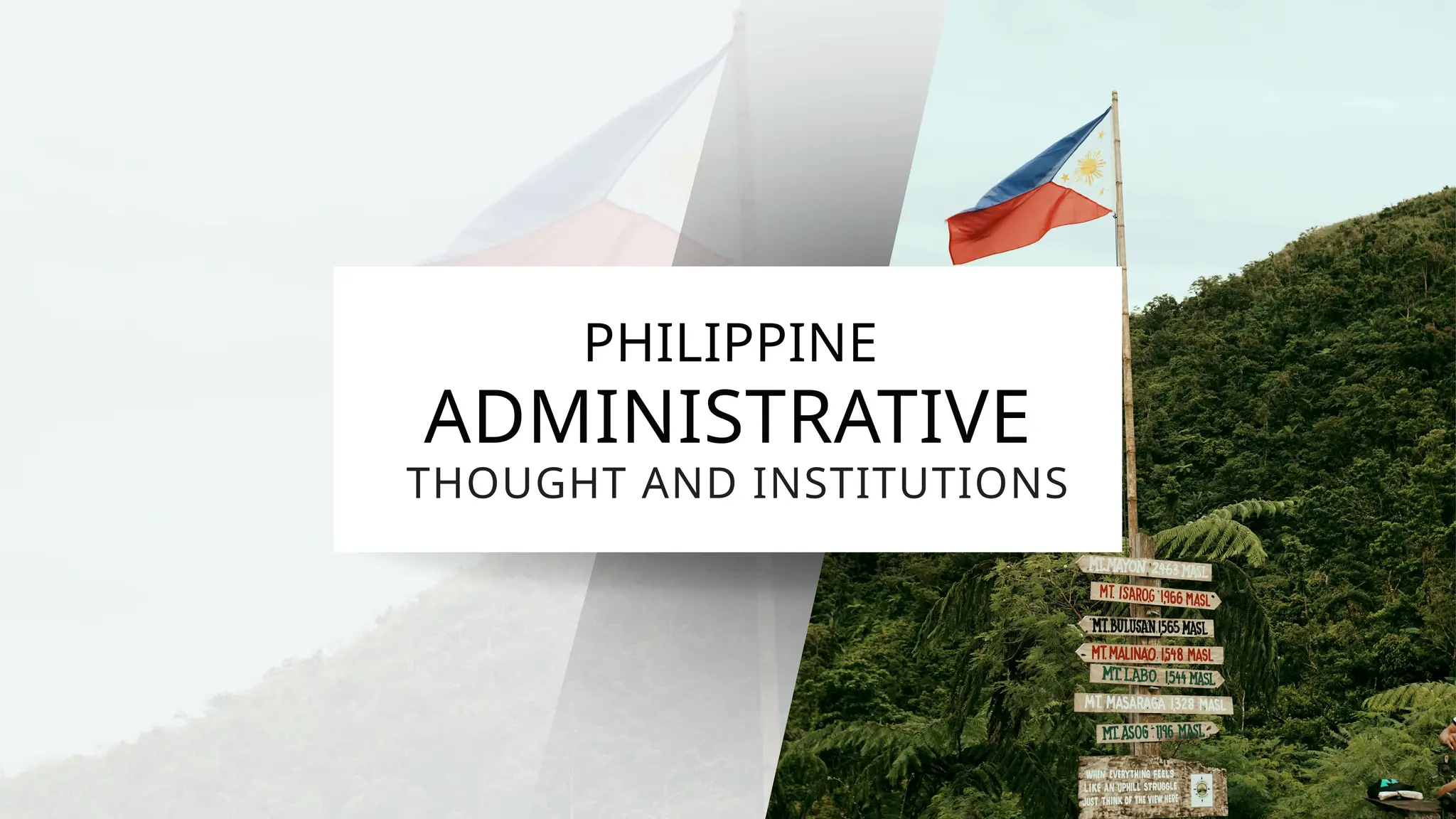 Philippine Administrative Thought and Institutions pptx | PPTX