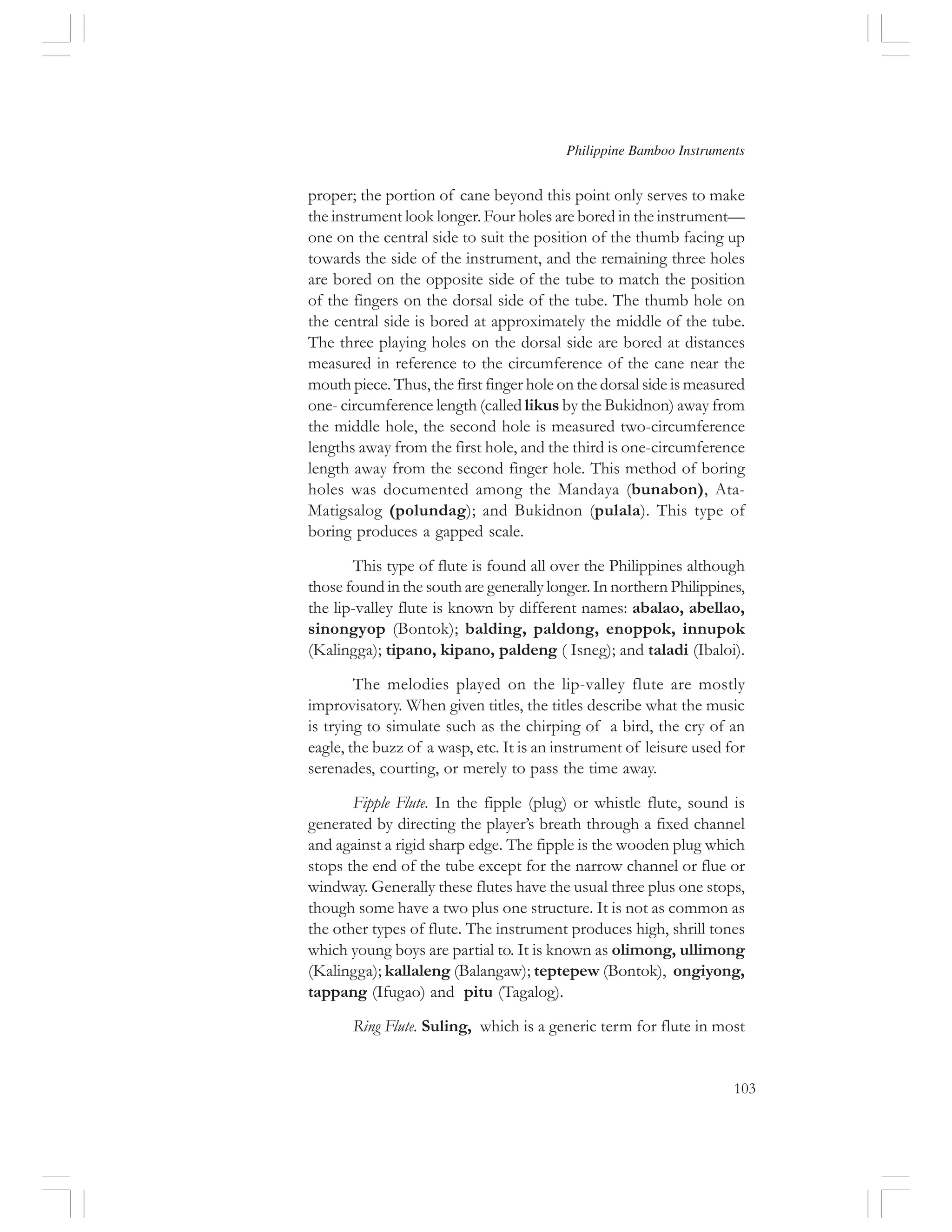 Philippine bamboo-instruments | PDF