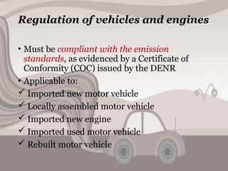 Philippine-Clean-Air-Act Case Law Environment | PPTX
