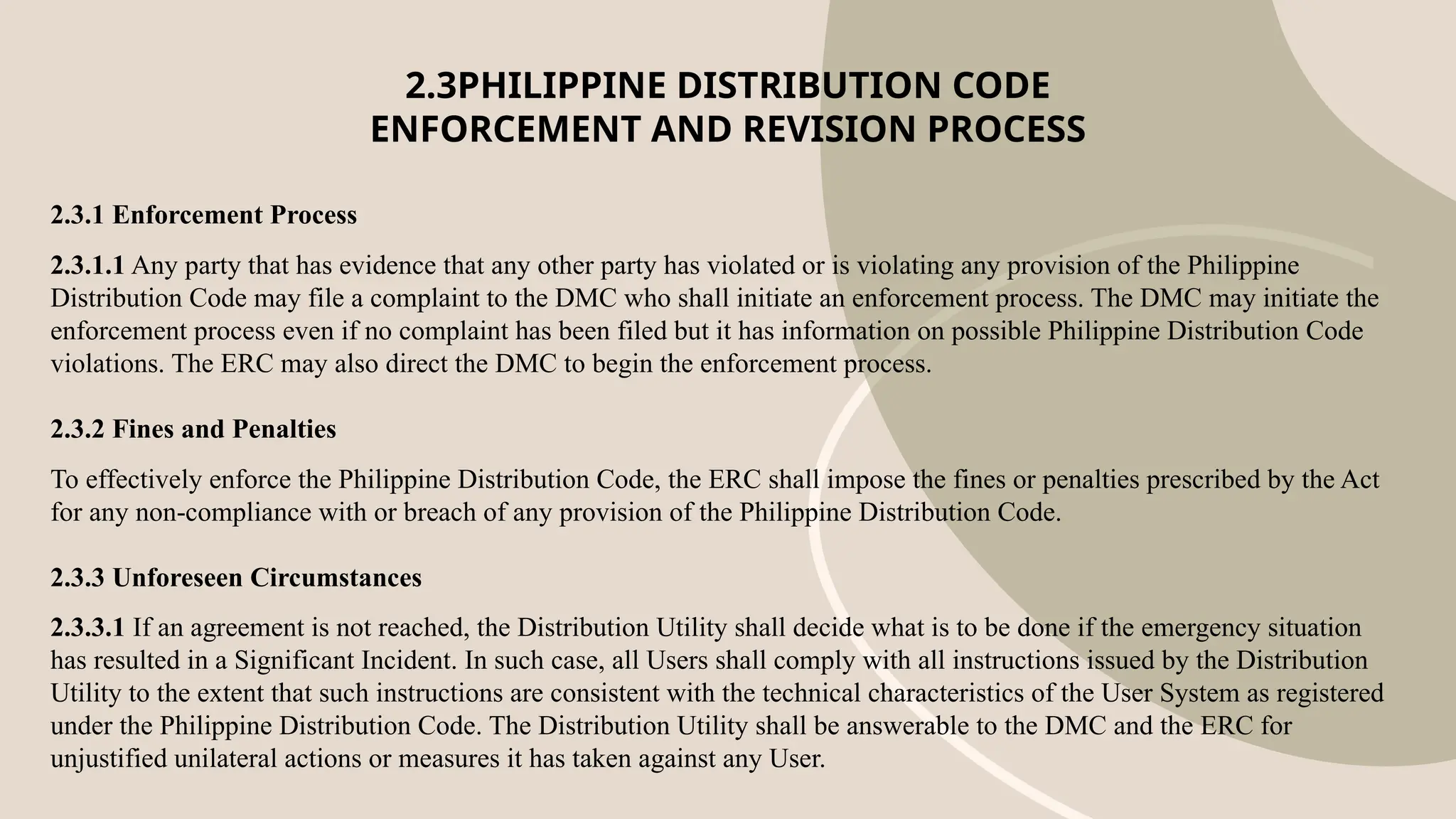 PHILIPPINE-DISTRIBUTION-CODE (1).pptxhsgsgsgsgsgzgsgsgsg | PPTX
