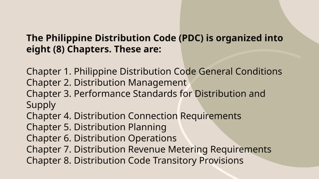 PHILIPPINE-DISTRIBUTION-CODE (1).pptxhsgsgsgsgsgzgsgsgsg | PPT