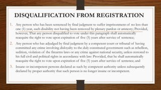 PHILIPPINE-ELECTION-LAWS PHILIPPINE-ELECTION-LAWS.pptx