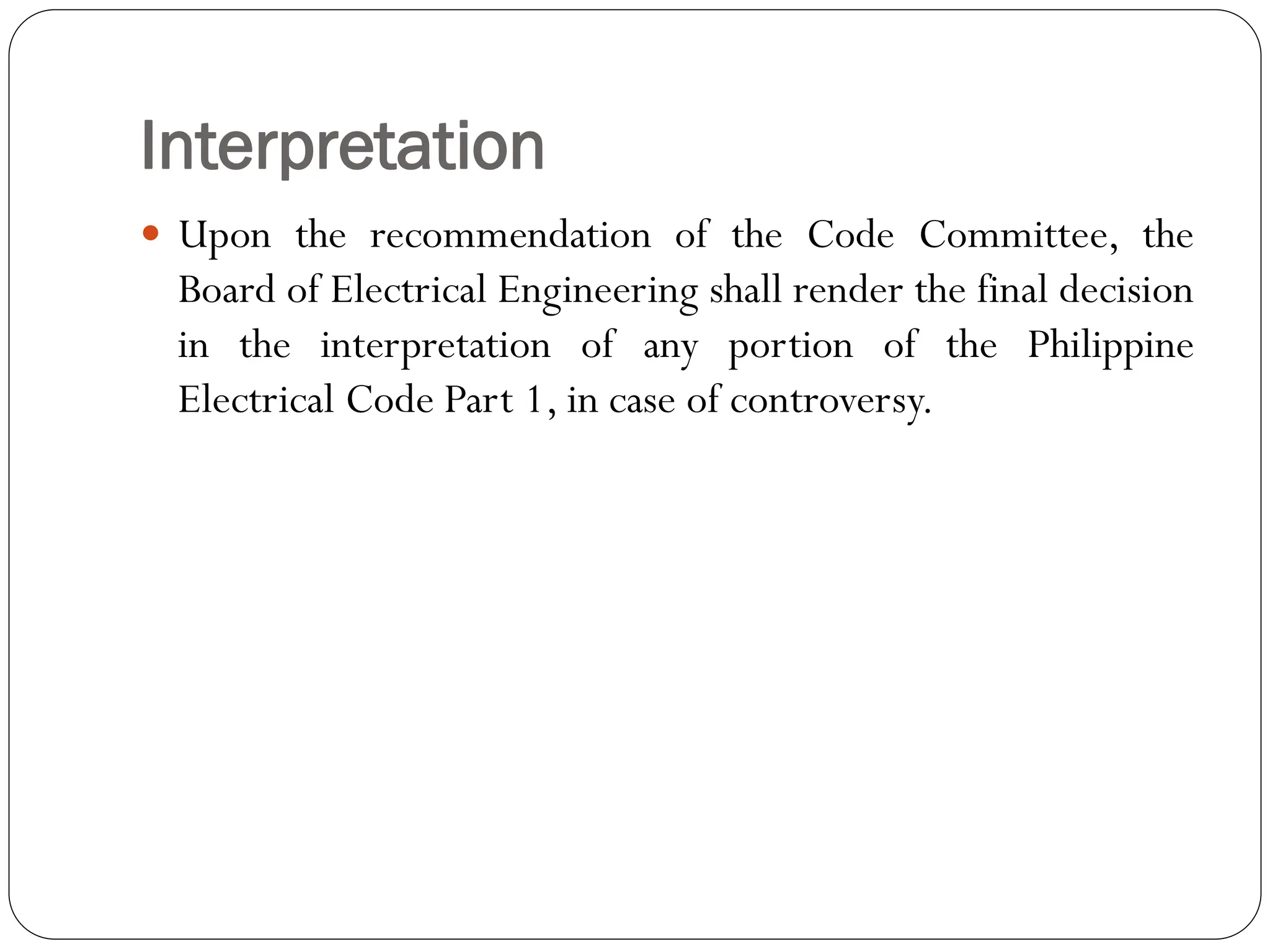 Philippine-Electrical-Code-Chapter one a | PDF