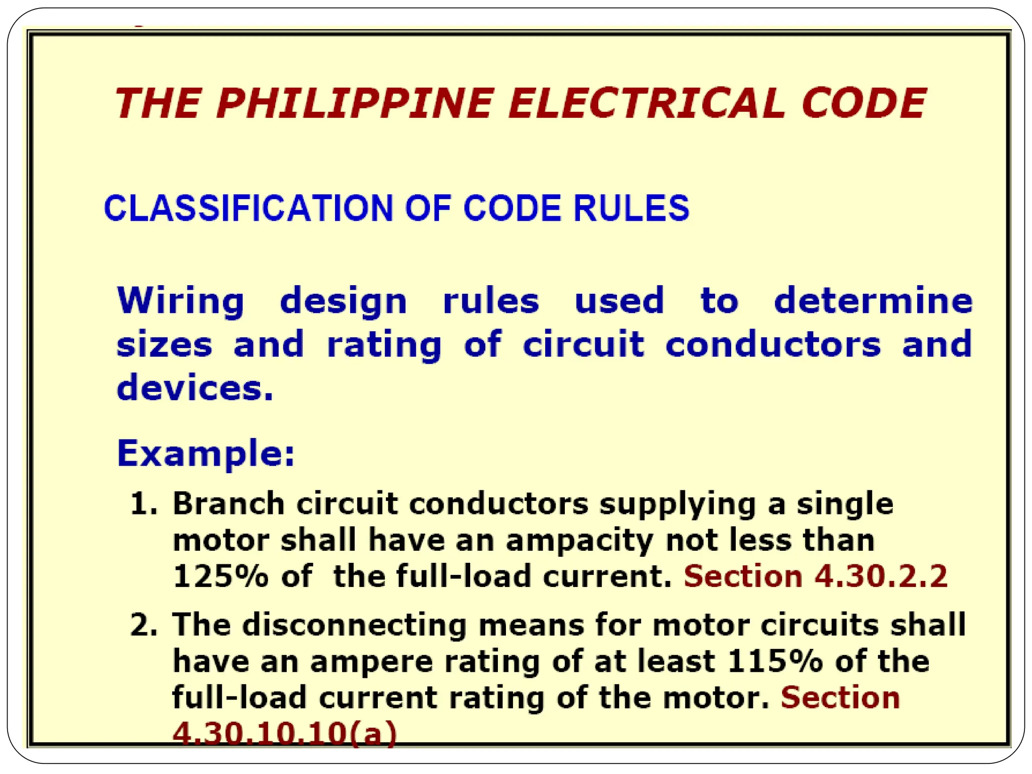 Philippine-Electrical-Code-Chapter one a | PDF
