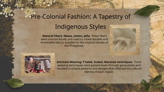 Philippine-Fashion-pat.pptx Philippine pop culture | PPTX