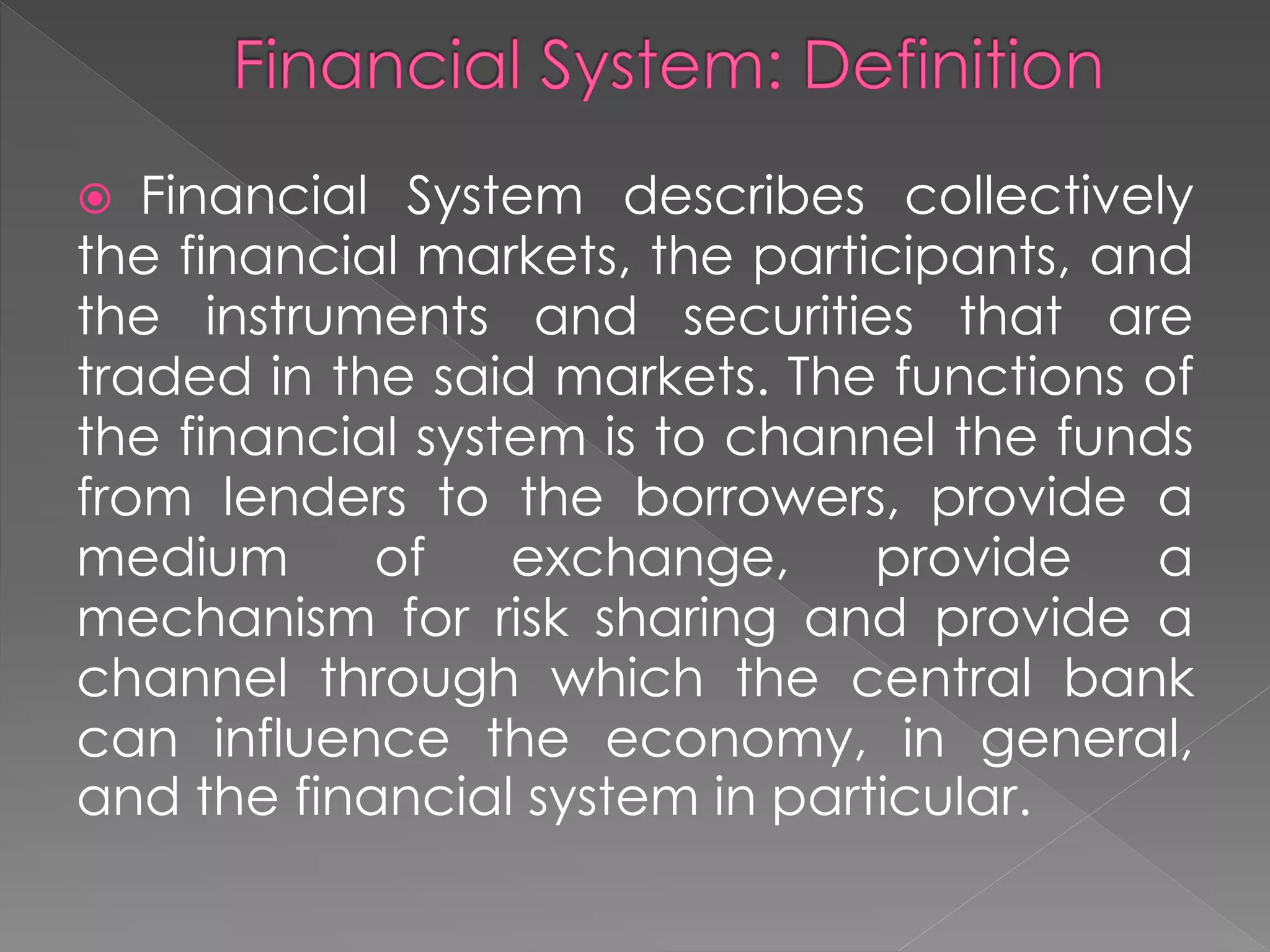 Philippine financial-system....... | PPTX
