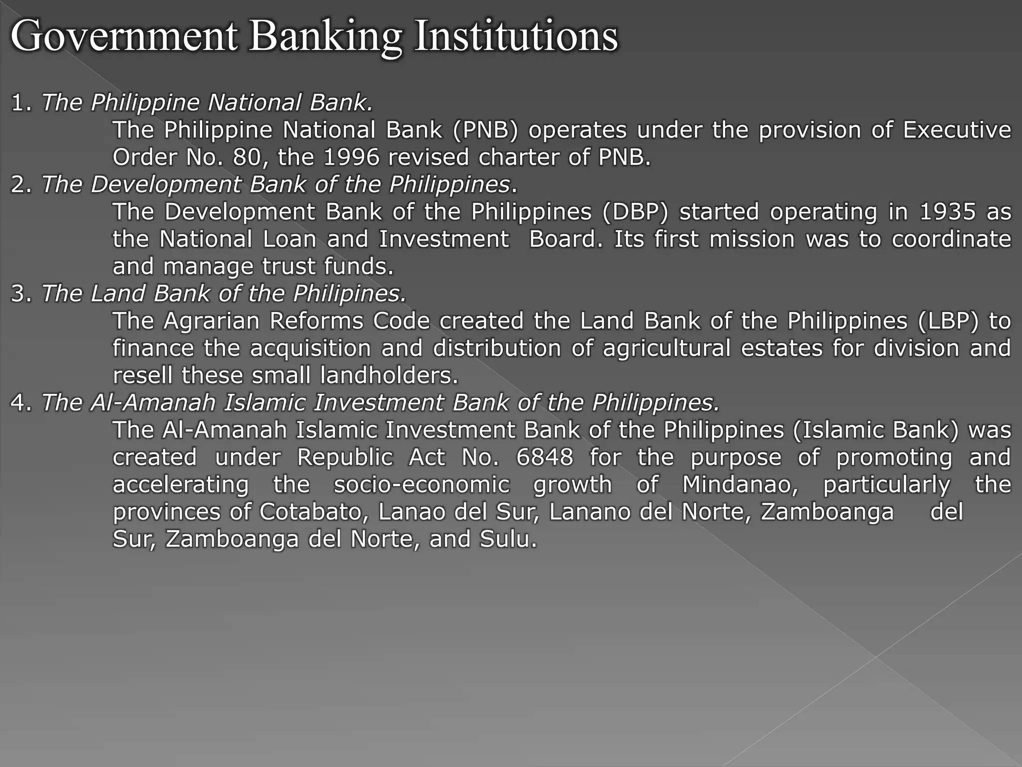 Philippine financial-system....... | PPTX