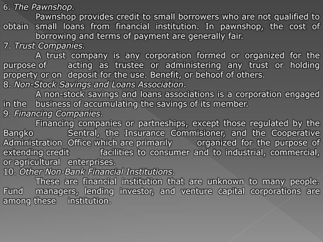 Philippine financial-system....... | PPTX