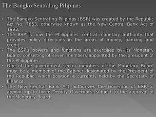 Philippine financial-system....... | PPTX
