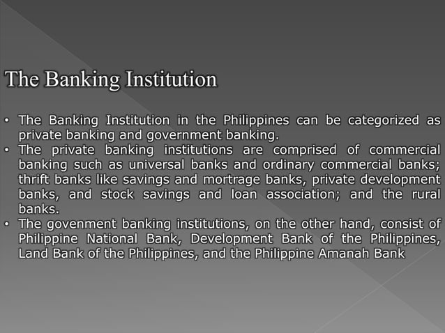 Philippine financial-system....... | PPTX
