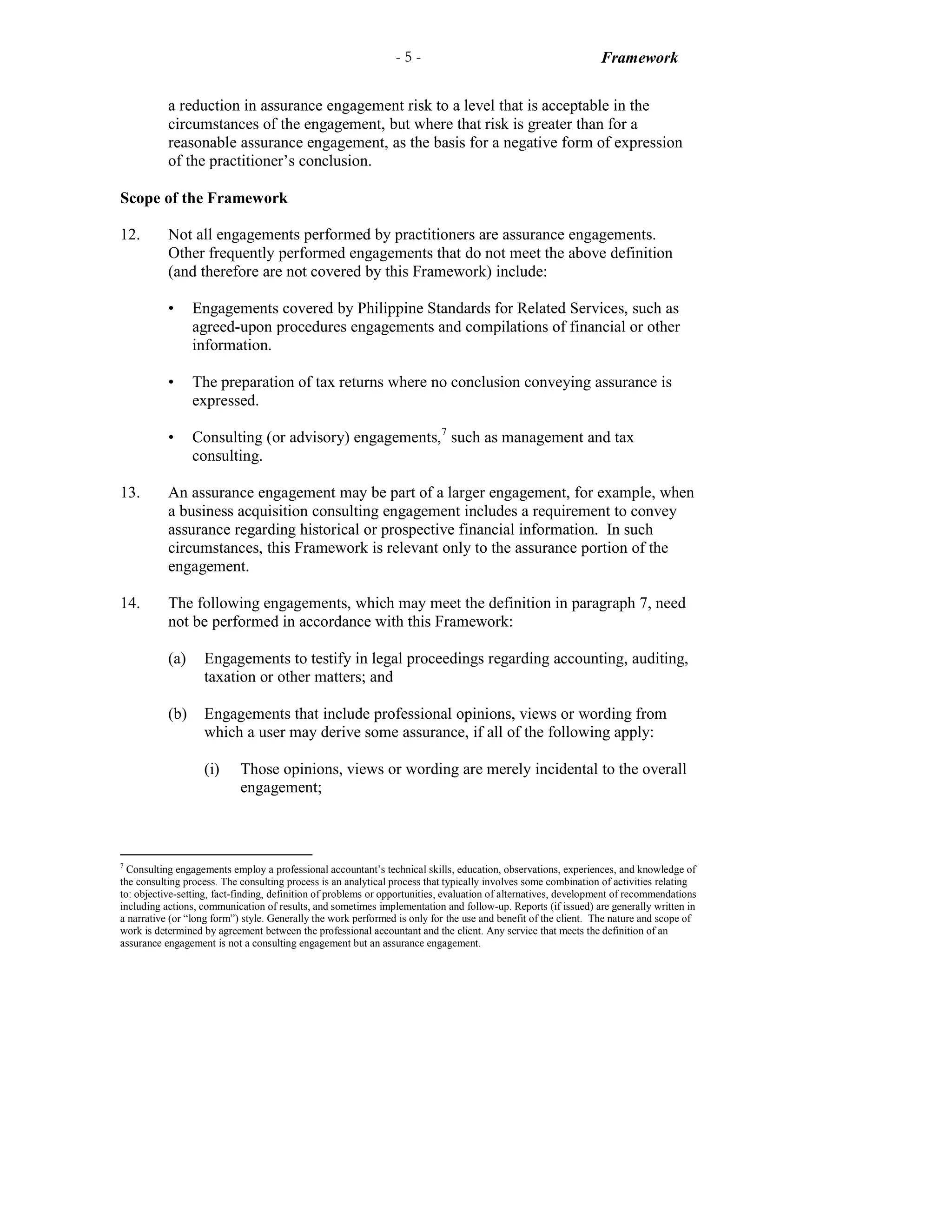 Philippine framework-for-assurance-engagements | PDF