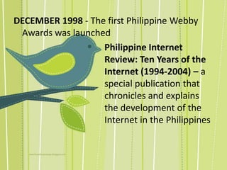 Philippine History Of The Internet | PPT