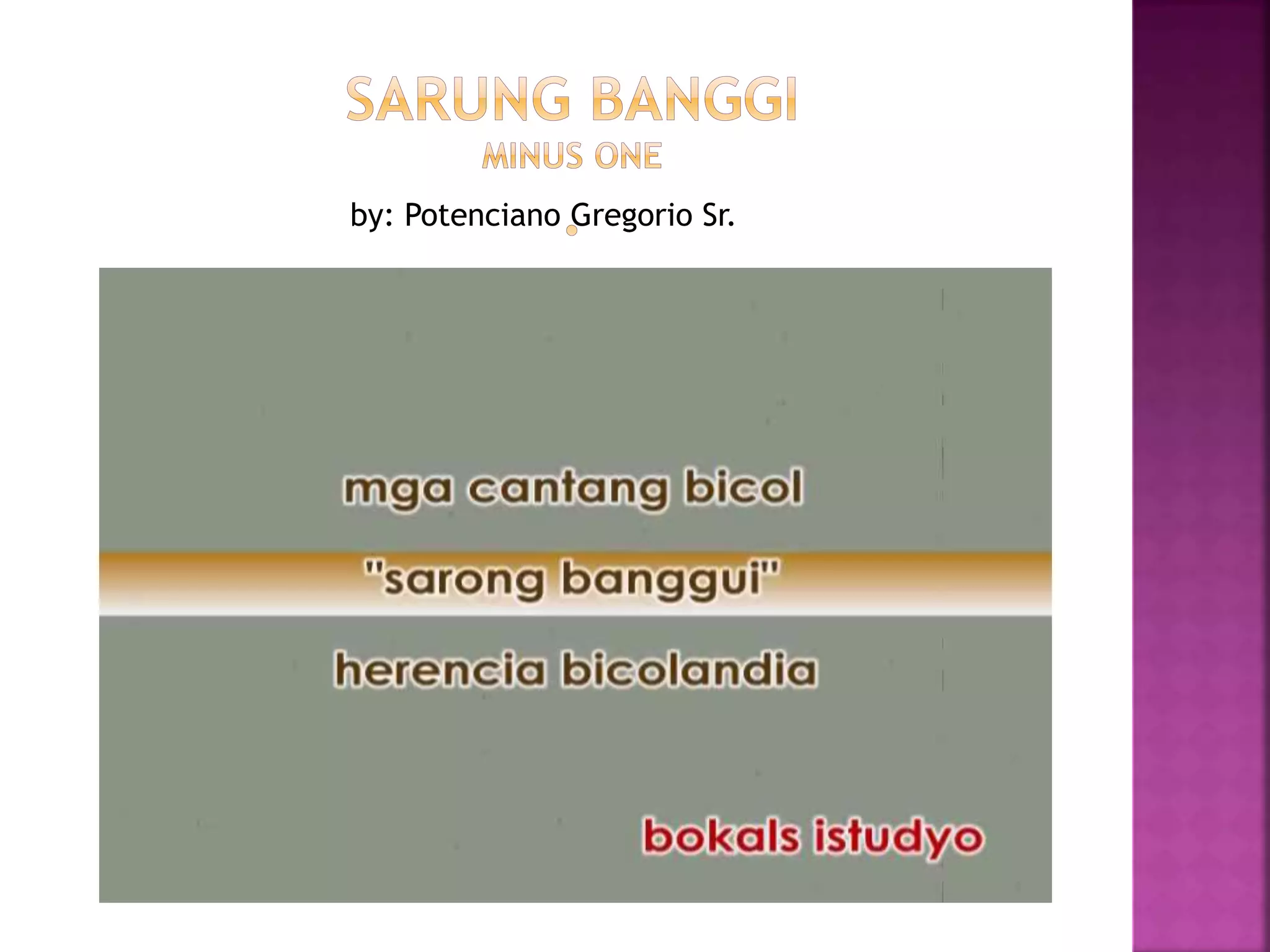 Philippine literature Bicol Region(region v) | PPTX