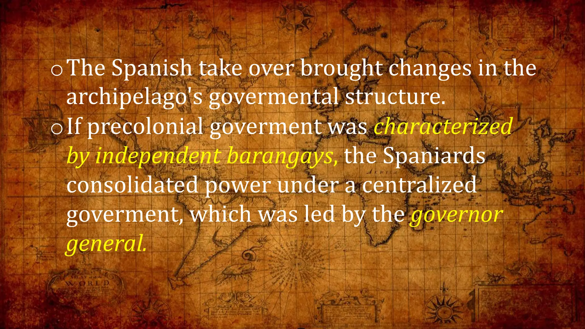 philippine-politics.pptx precolonial period- Spanish Period | PPTX