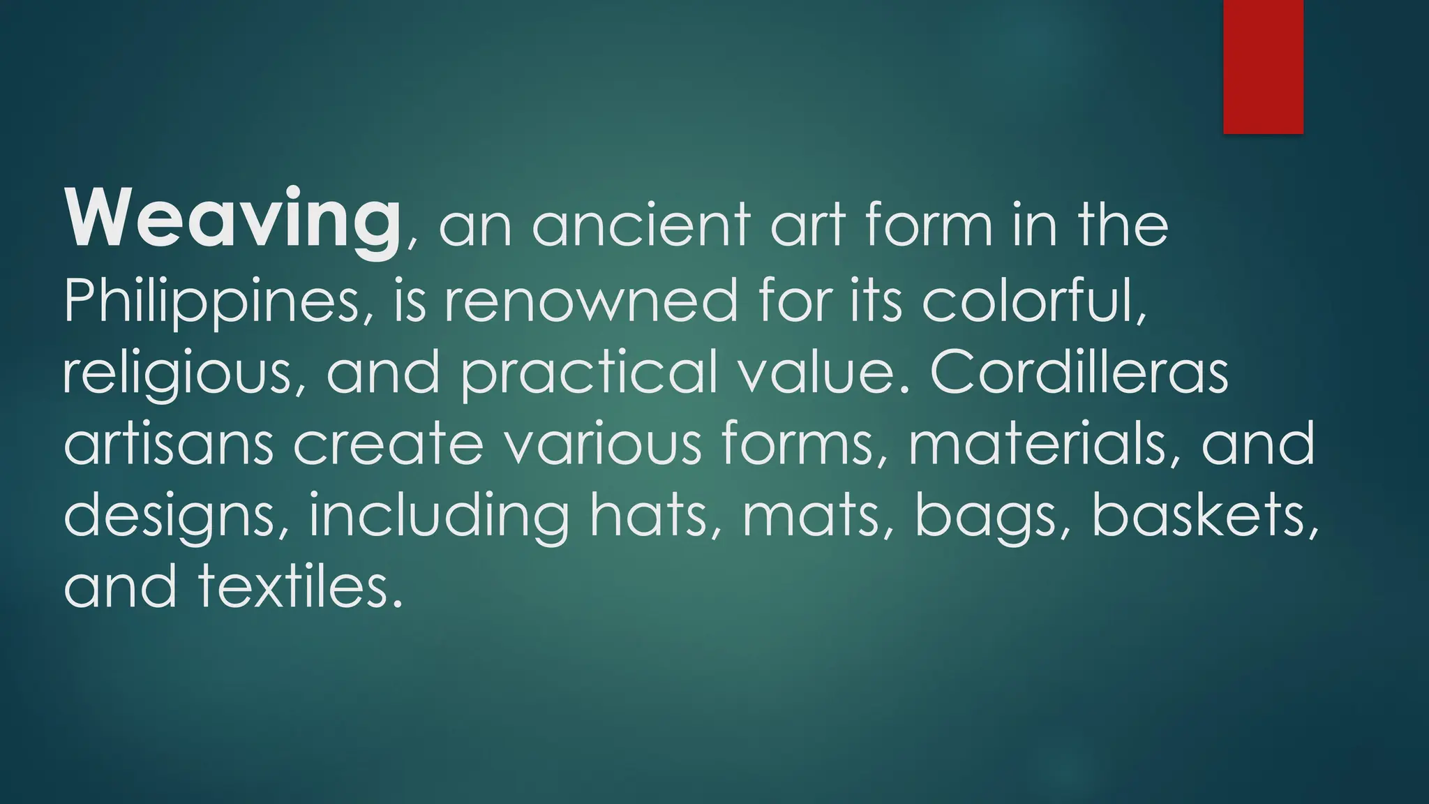 Philippine-Traditional- course arts and contemporary | PPTX