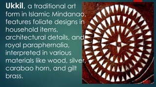 Philippine-Traditional- course arts and contemporary | PPTX