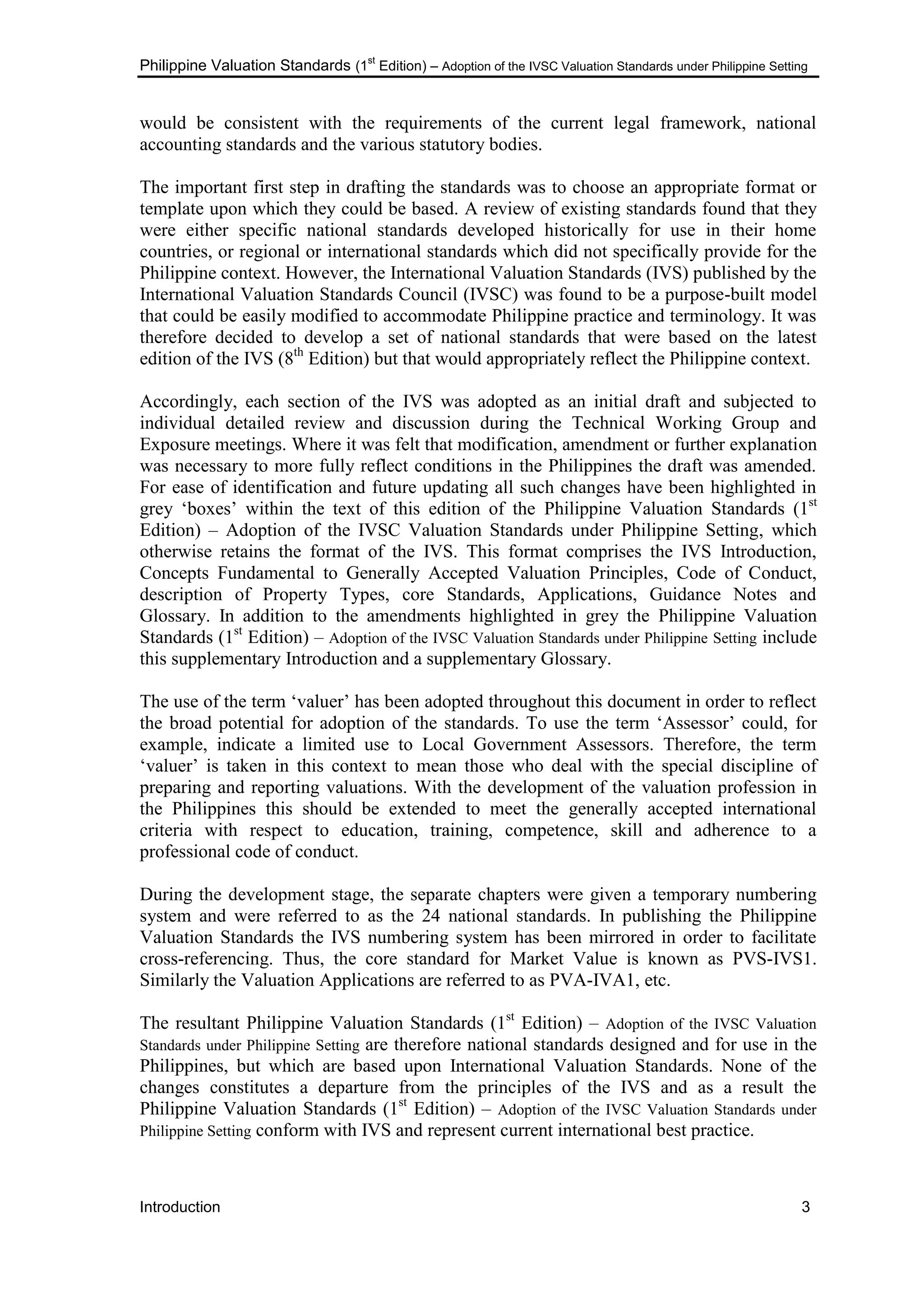 Philippine Valuation Standards Manual | PDF