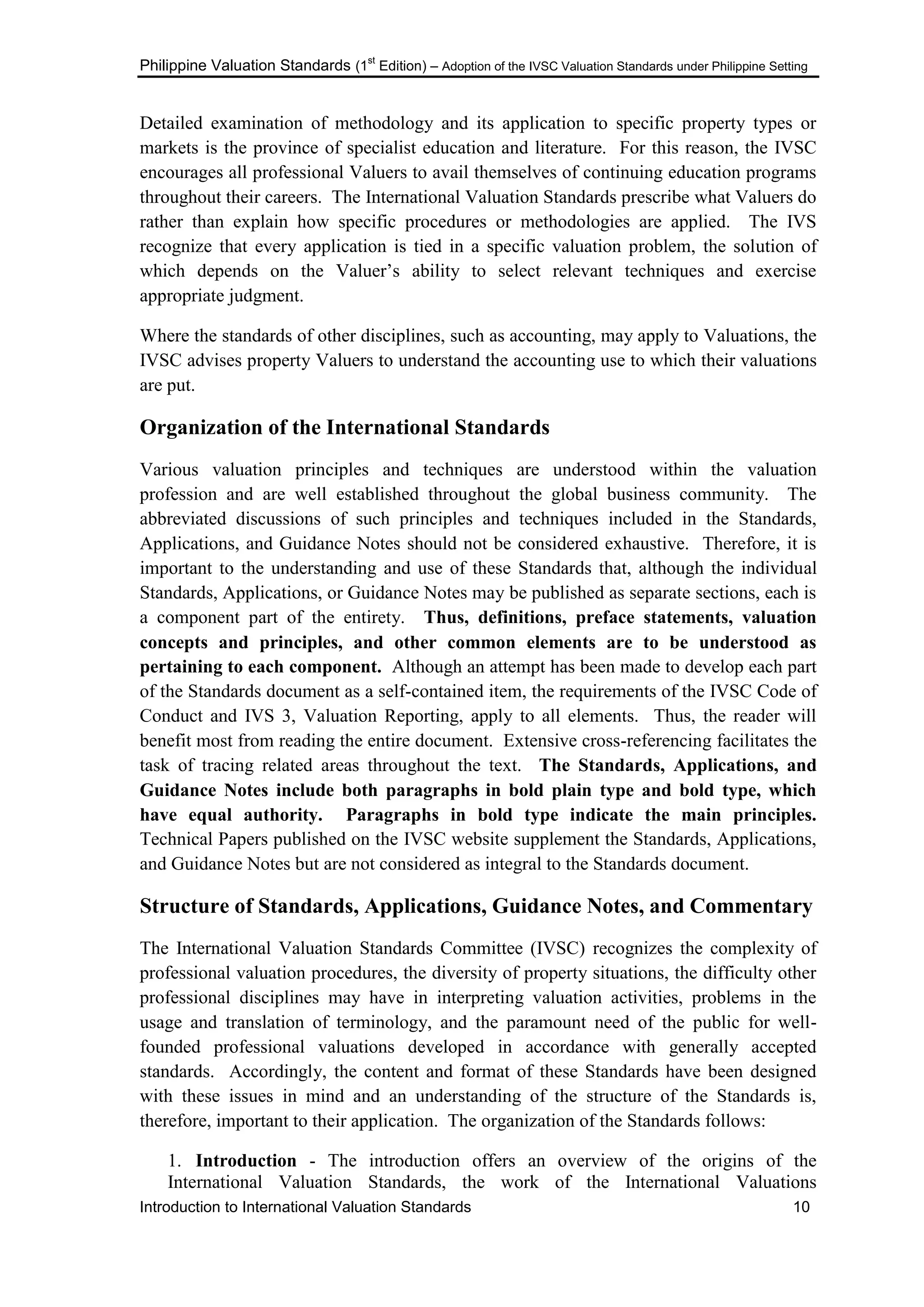 Philippine Valuation Standards Manual | PDF