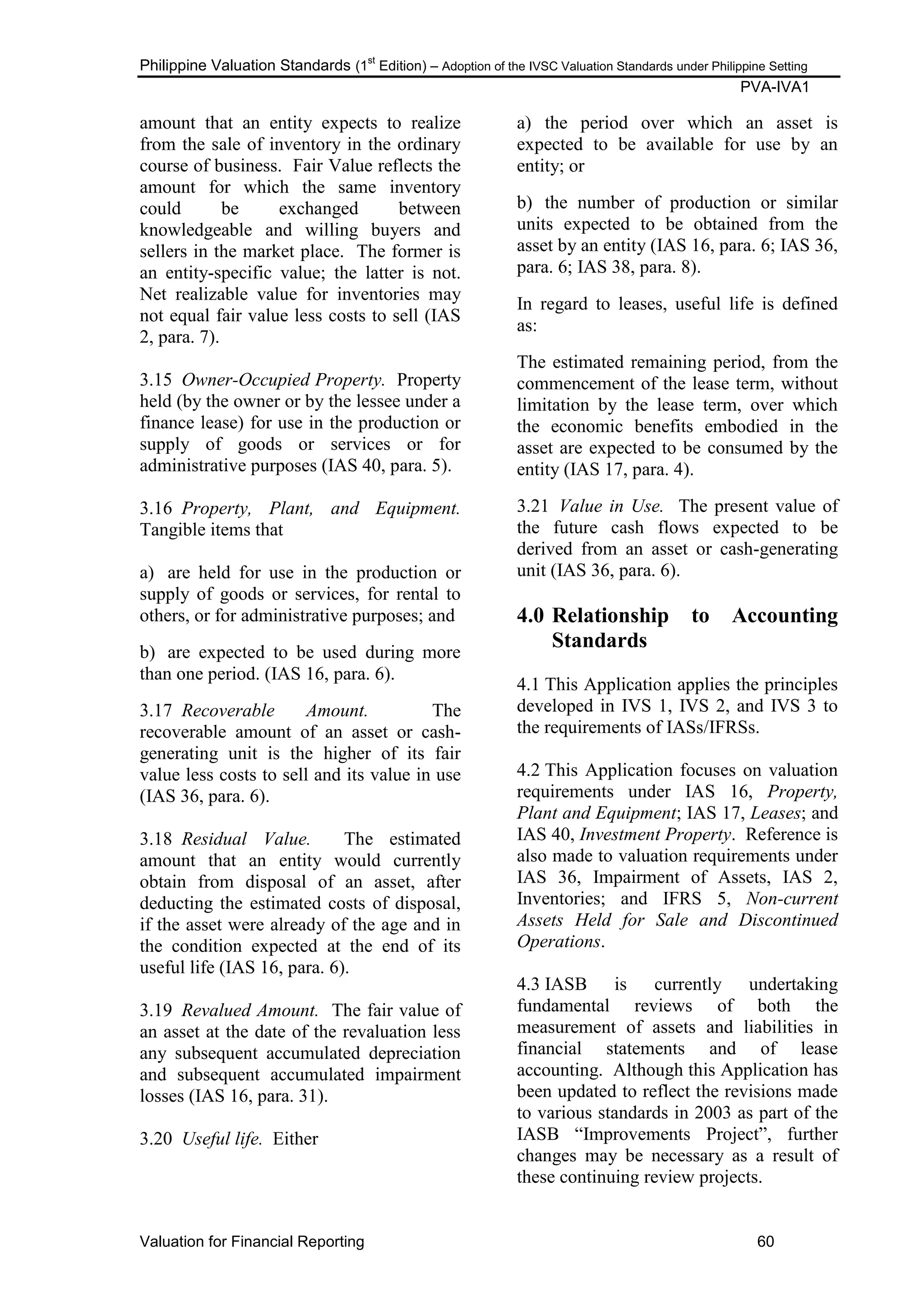 Philippine Valuation Standards Manual | PDF