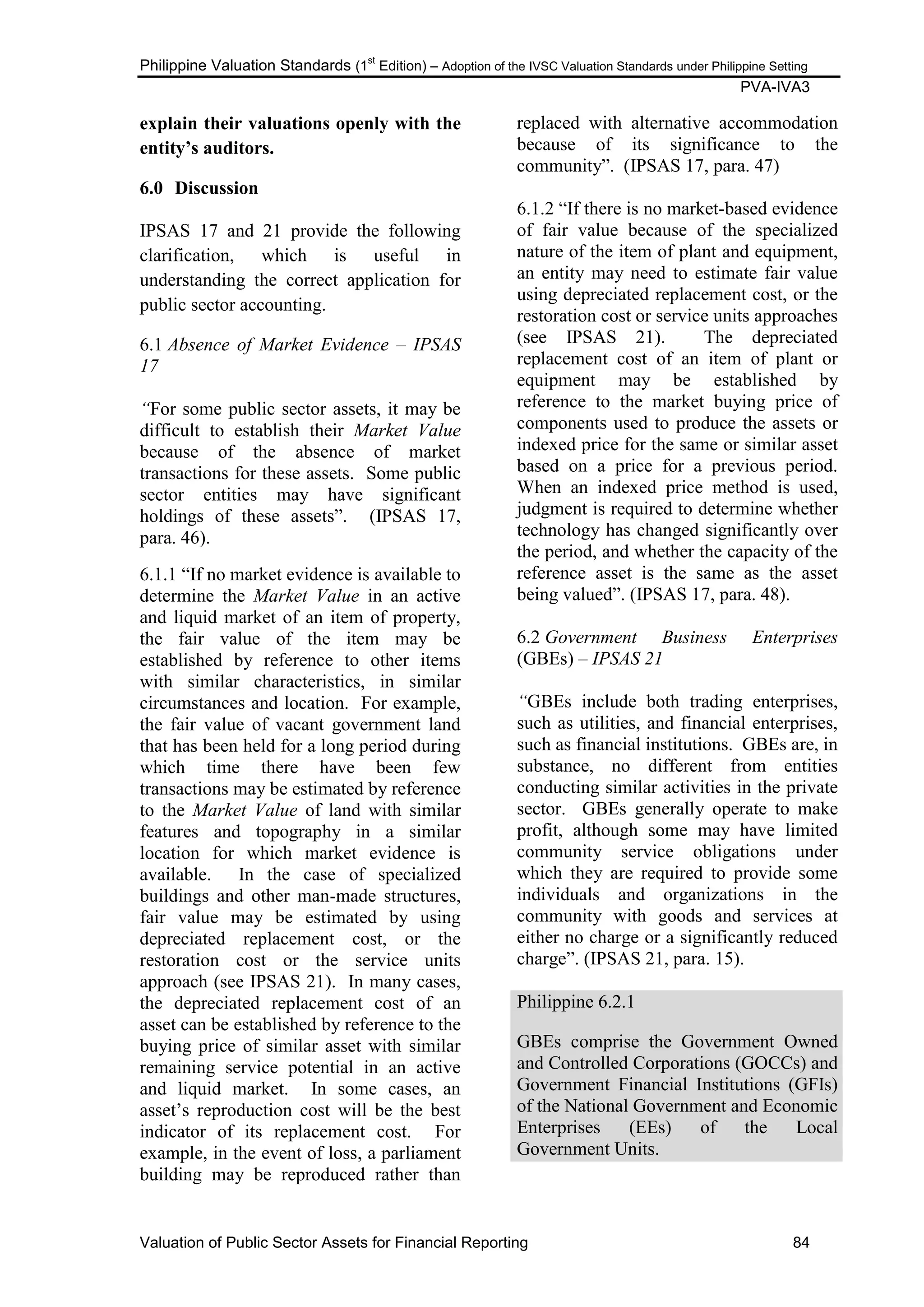 Philippine Valuation Standards Manual | PDF