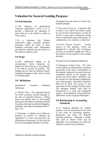 Philippine Valuation Standards Manual | PDF