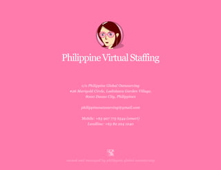 Philippine virtual-staffing-rate-sheet-2010-only | PDF
