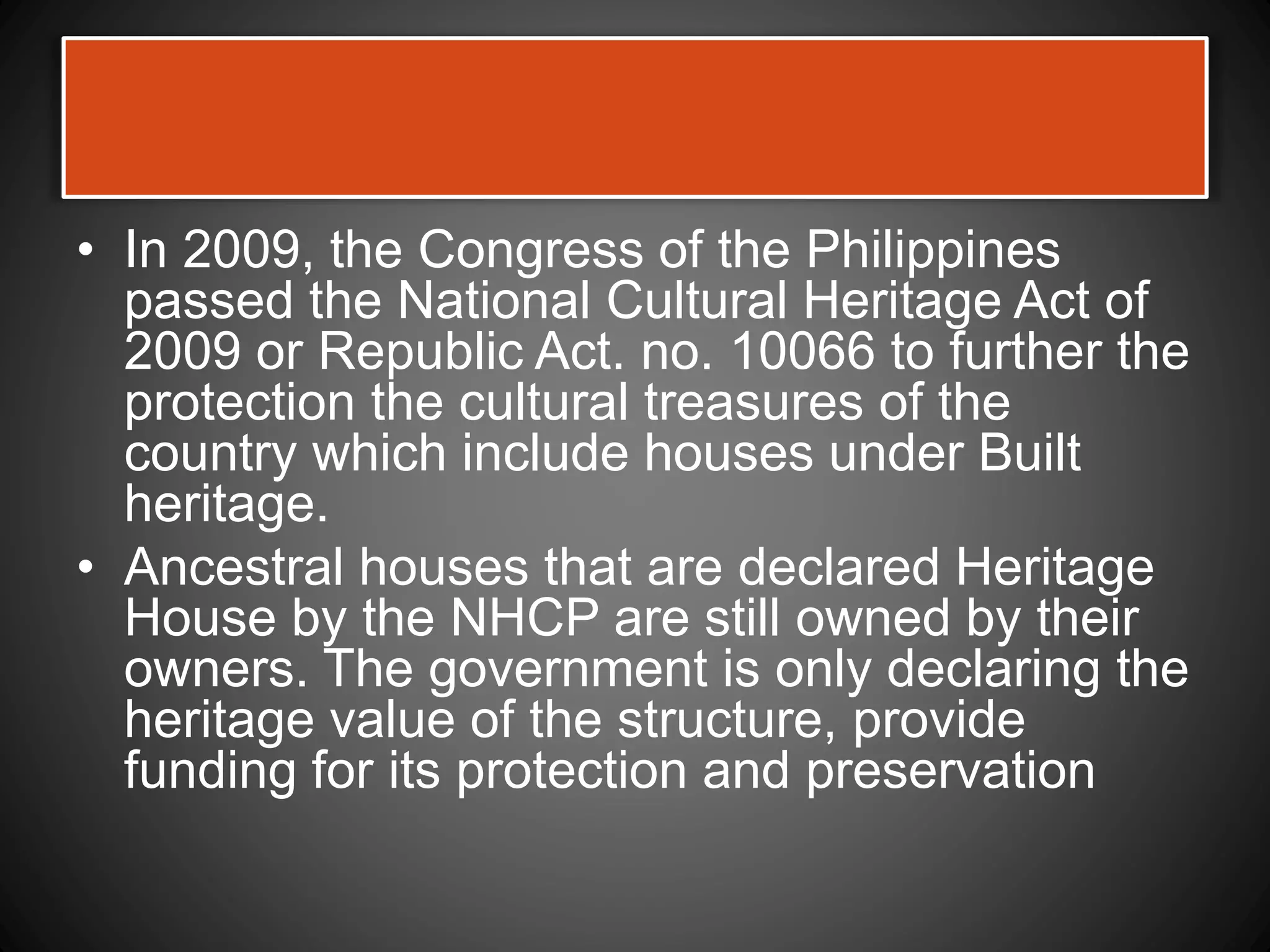 Philippine Ancestral Houses | PPTX